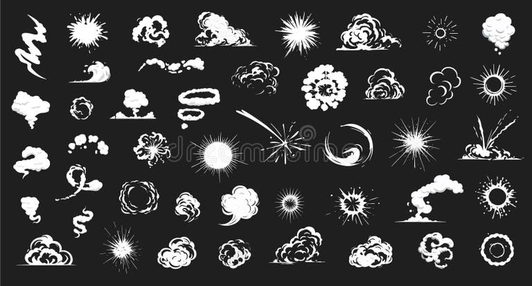 Explosion, Burst Fire Effect of Exploded Dynamite or Nuclear Bombs ...