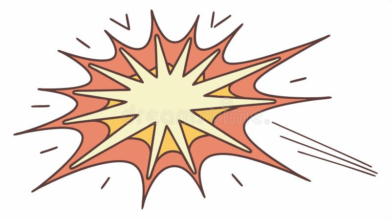 Explosion or Burst Illustration Dynamic Energy Impact Vector Design ...