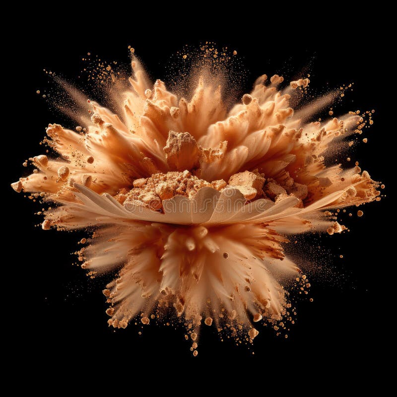 Explosion of Chaos with Vibrant Dust and Particles in a Dramatic ...