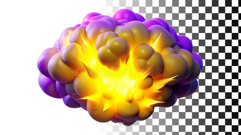Explosion Cloud, Boom, Burst and Dynamic Effect Png Transparent Image ...