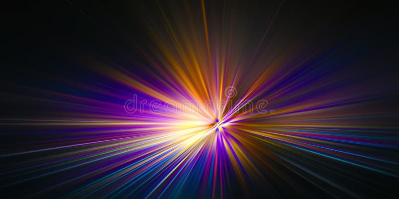 Explosion of Colored Laser Light Stock Image - Image of hyperspace ...