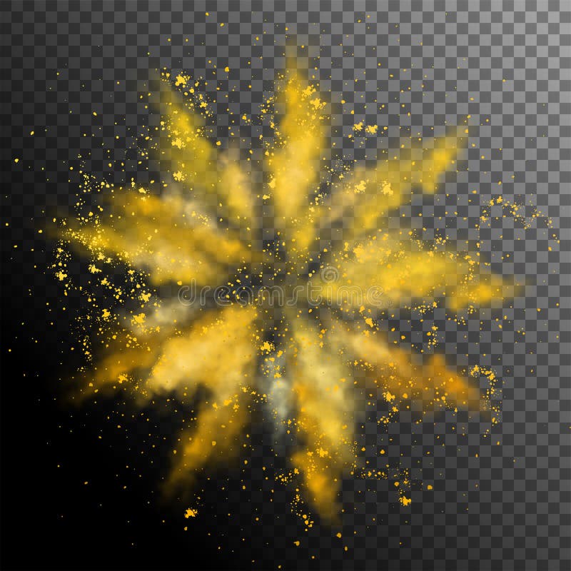 Explosion of Colored Powder Stock Vector - Illustration of holly ...