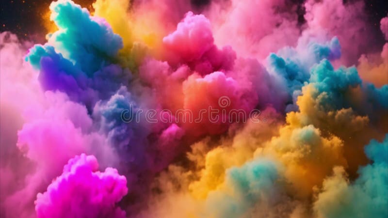 Colorful Smoke Explosion stock footage. Video of colorful - 335781962