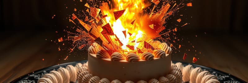 Explosion of Colors and Textures in a Creatively Designed Cake ...