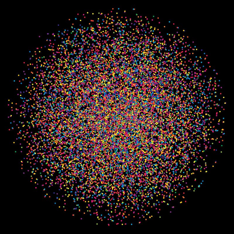 Explosion of Colourful Dots Stock Vector - Illustration of vector ...