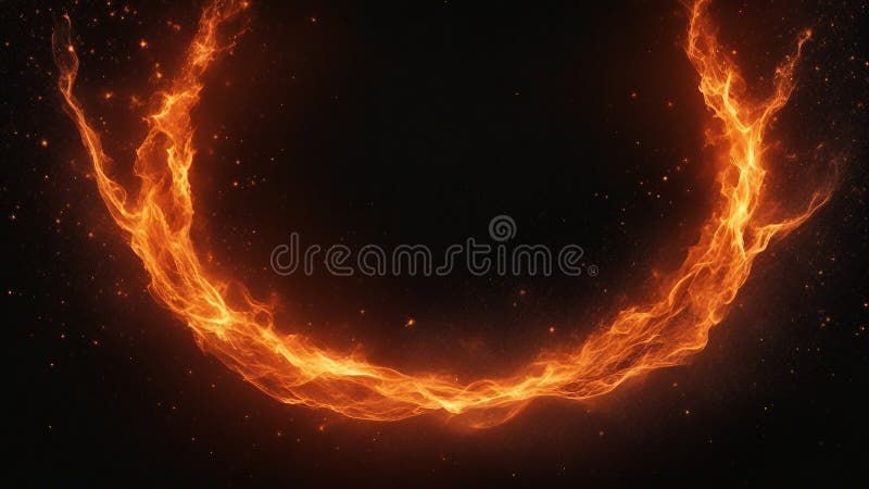 Explosion in the Dark a Burning Texture with a Black Backdrop and a ...