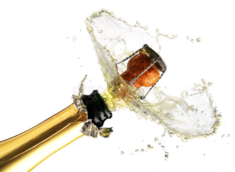 Explosion de Champagne image stock. Image du champagne - 65201909