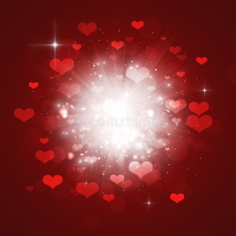 Illustration D'explosion De Coeurs Illustration Stock - Illustration du ...