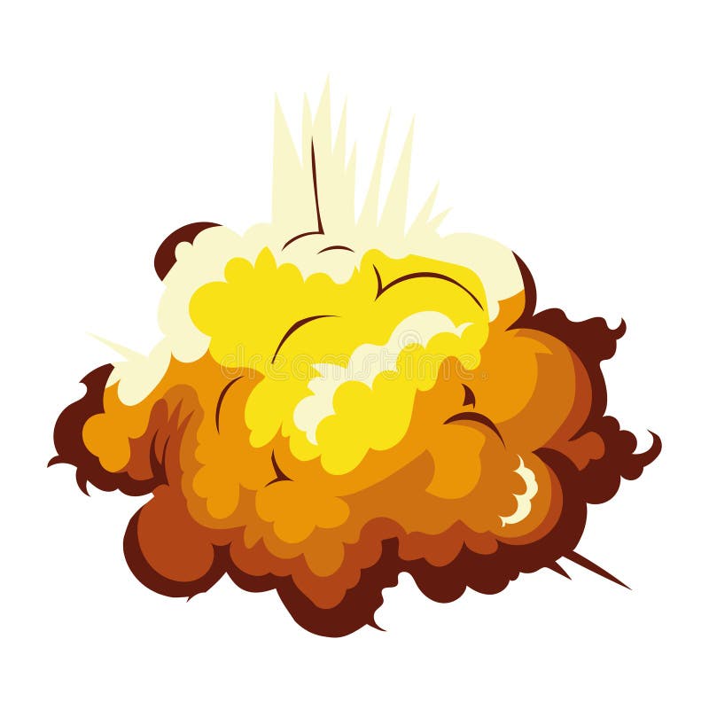 Explosion effect fire stock vector. Illustration of vector - 291681977