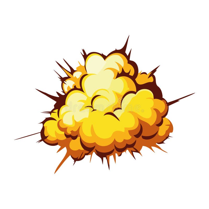 Explosion effect power stock vector. Illustration of flame - 291682052
