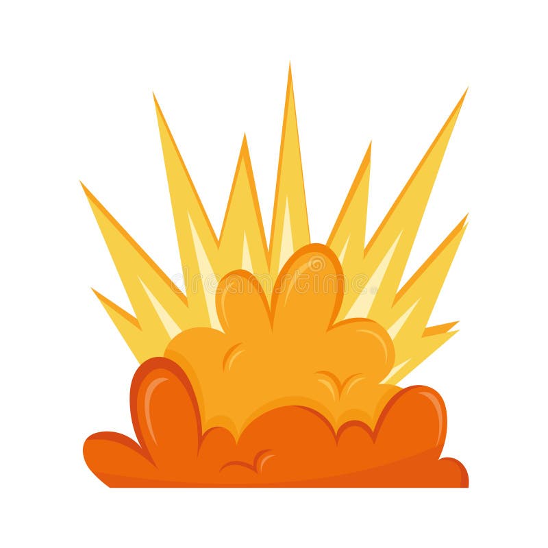 Explosion Effect Smoke Illustration Stock Vector - Illustration of ...