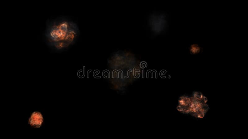 Explosion Elements Animation Set . 4K Resolution Stock Video - Video of ...
