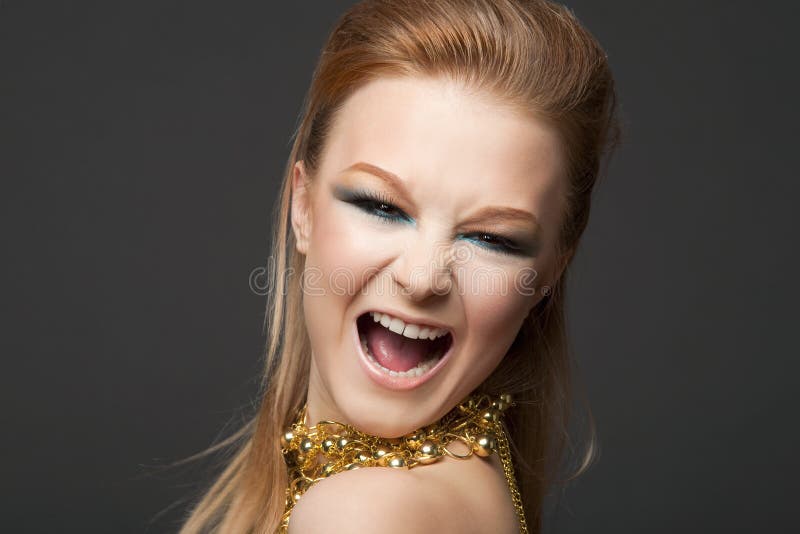 Explosion of emotions. stock photo. Image of positive - 12229792