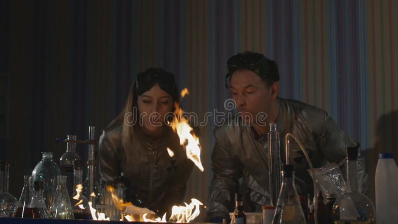 Explosion during the Experiment. Unsuccessful Experiment in the ...