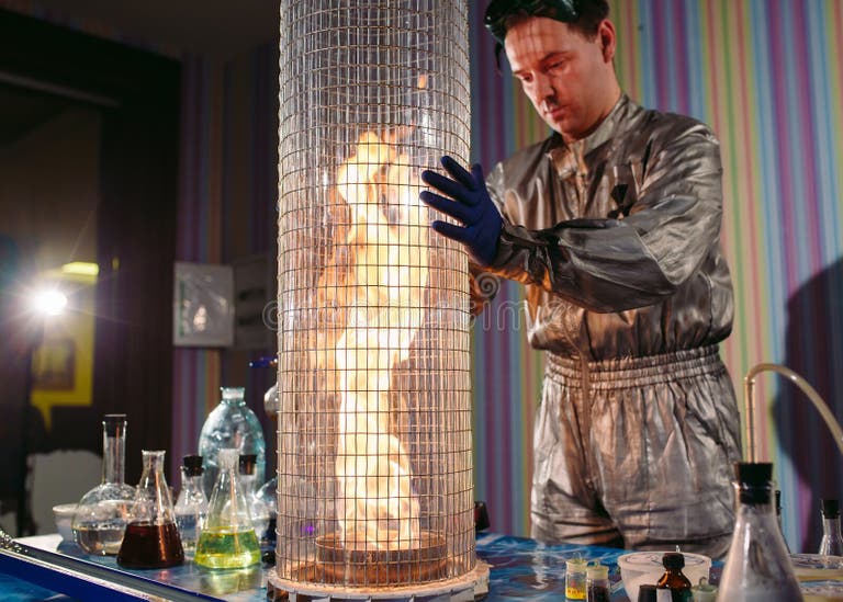 Explosion during the Experiment. Unsuccessful Experiment in the ...