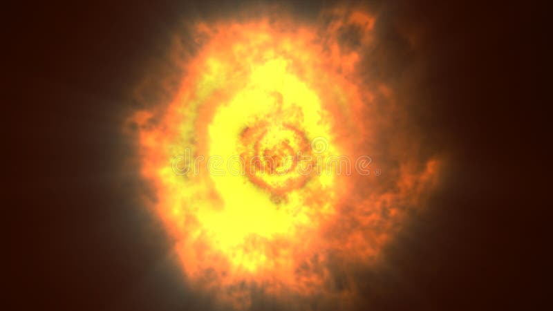 Explosion Fire Ball Abstract Texture Stock Illustration - Illustration ...