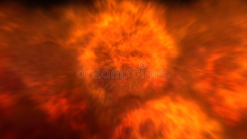 Explosion Fire Ball Abstract Texture Stock Illustration - Illustration ...