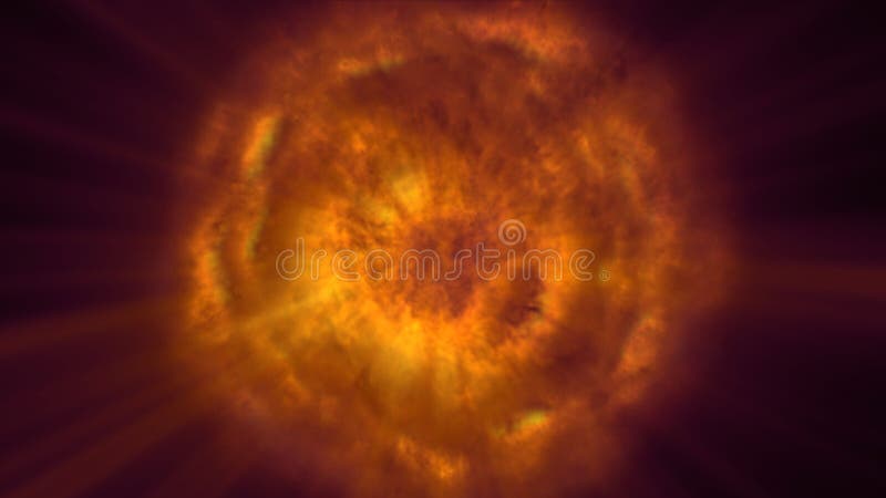 Explosion Fire Ball Abstract Texture Stock Illustration - Illustration ...