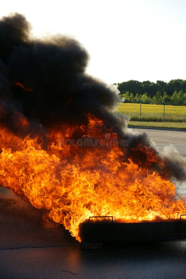 Explosion, Fire and Flames Large Inferno Stock Photo - Image of heat ...