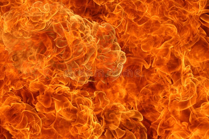 The Explosion of Fire at Full Frame Stock Image - Image of gasoline ...