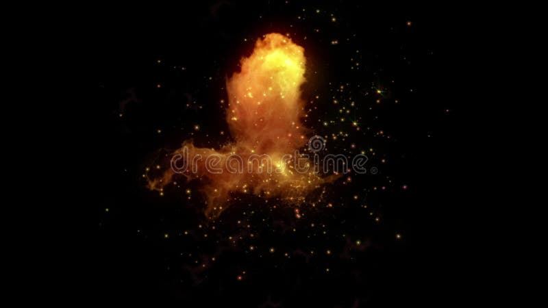 Explosion Fire Particle Effect Animation Stock Video - Video of burst ...