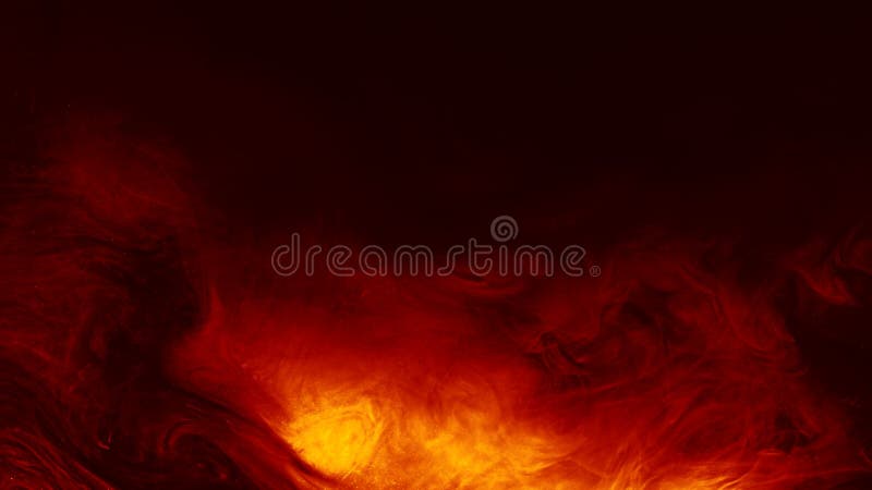 Fire Effect Animation Red Orange Hot Flames Flow Stock Video - Video of ...
