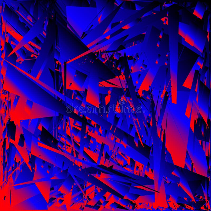 Explosion of Geometric Shapes. Stock Vector - Illustration of explosion ...