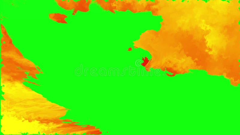 Explosion Effect - Fire Effect - Burning - Green Screen Stock Video ...