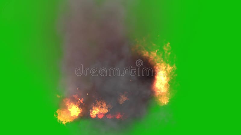 Explosion on Green Screen stock footage. Video of explosions - 169416538