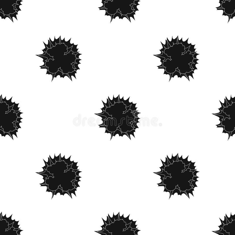 Explosion Icon in Black Style Isolated on White Background. Explosions ...