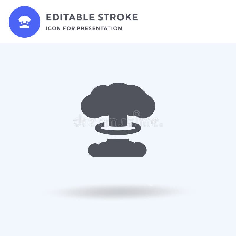 Explosion Icon Vector, Filled Flat Sign, Solid Pictogram Isolated on ...