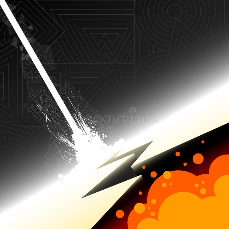 Explosion illustration stock vector. Illustration of break - 9878365