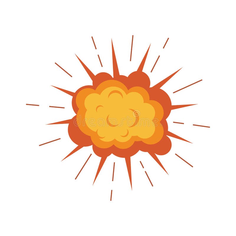 Explosion Illustration Vector Stock Vector - Illustration of bubble ...