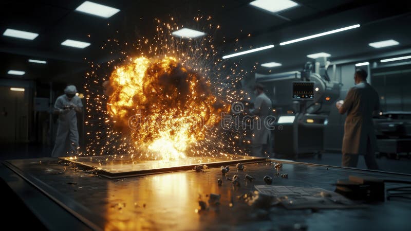 Explosion Incident in Industrial Facility a Visual Chronicle of Chaos ...