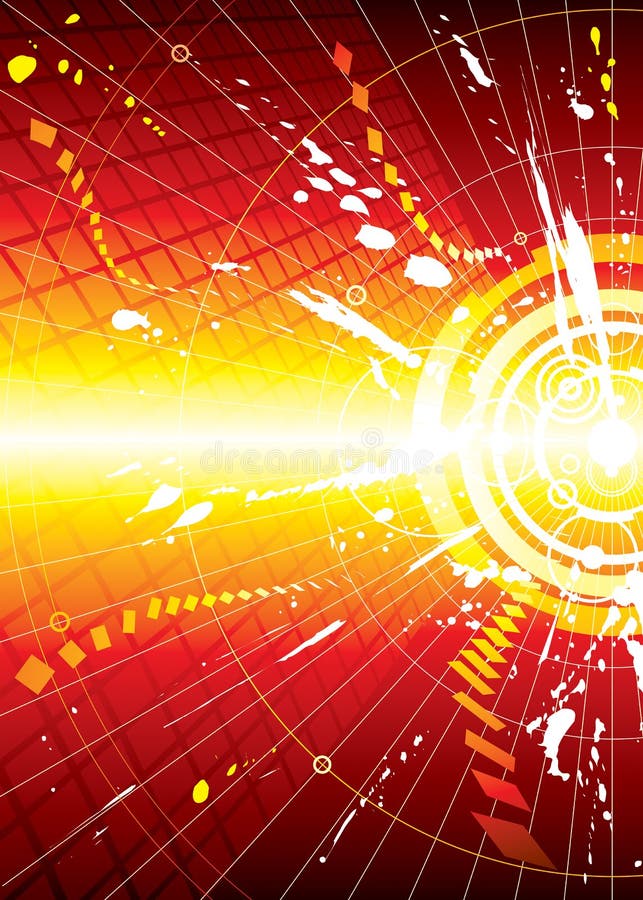 Explosion technology stock vector. Illustration of futuristic - 17258936