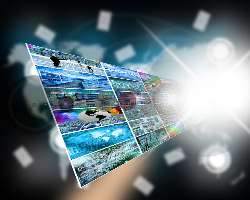 Explosion of the Internet Star Stock Image - Image of globalization ...