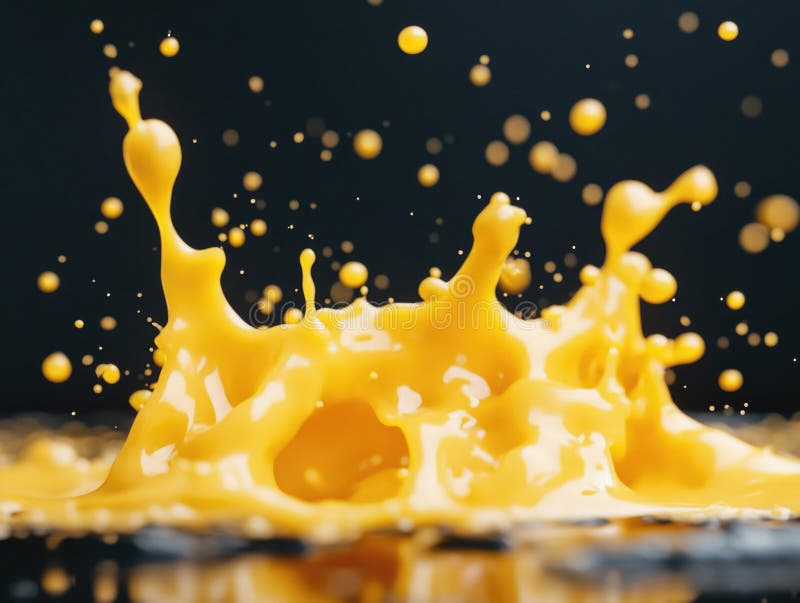 Explosion of Liquid Drops stock image. Image of colorful - 385589445