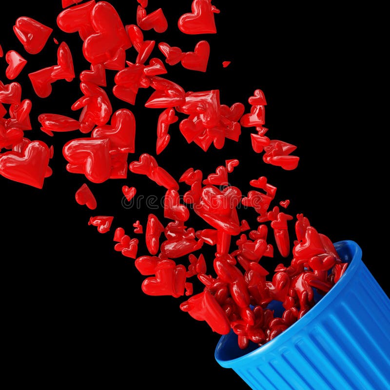 Explosion of love stock illustration. Illustration of metaphor - 12725599