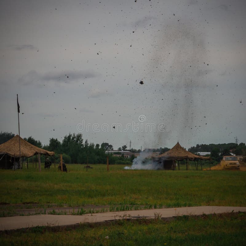 Explosion, Military Operations Stock Photo - Image of imminence ...