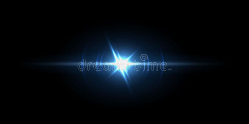 Explosion of a New Star. Transparent Effect, Shining Lens Stock ...