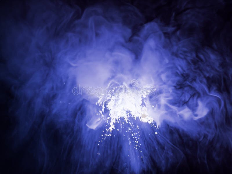 Explosion of Nuclear Fusion Powder Stock Illustration - Illustration of ...