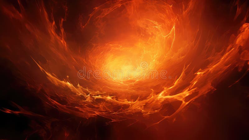 Explosion orange vortex stock illustration. Illustration of spectacle ...