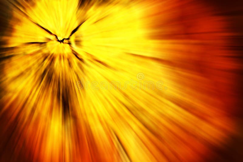 Explosion in Orange and Yellow Stock Illustration - Illustration of ...