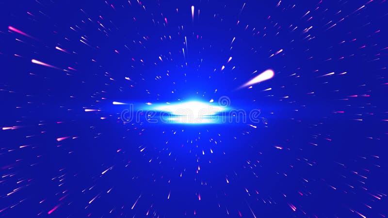 Explosion in Outer Space. Big Bang. Supernova. Birth of the Universe ...