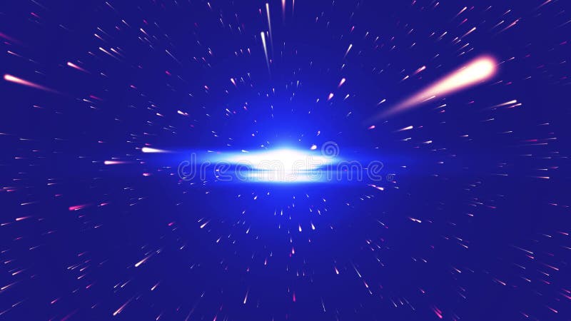 Explosion in Outer Space. Big Bang. Supernova. Birth of the Universe ...