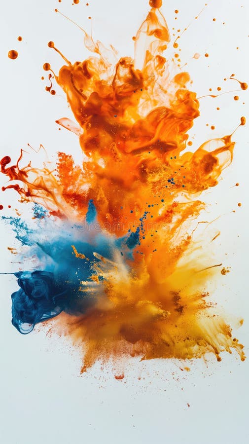 Explosion of paint stock photo. Image of burst, movement - 307229978