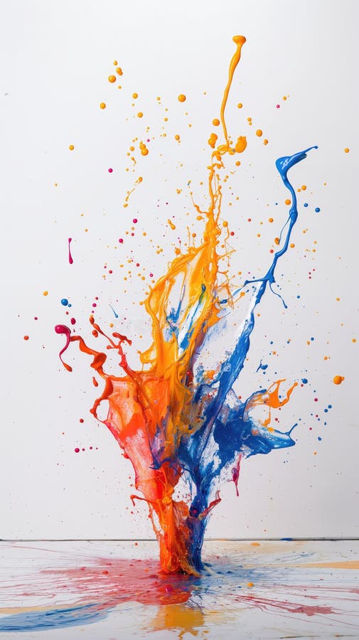Explosion of paint stock photo. Image of abstract, powder - 307226926
