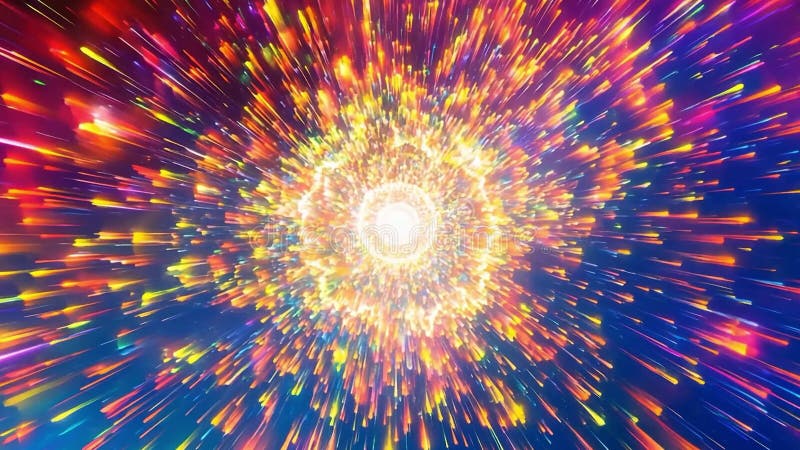 An Explosion of Particles of Colorful Paint Stock Video - Video of ...