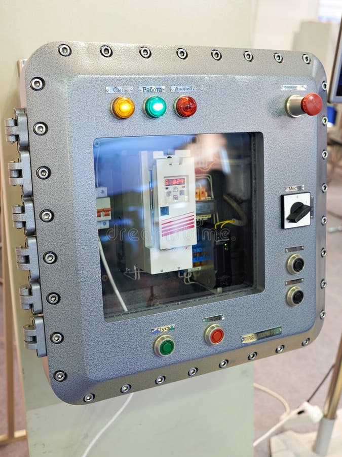 Explosion-proof Box for Electrical Equipment Stock Photo - Image of ...