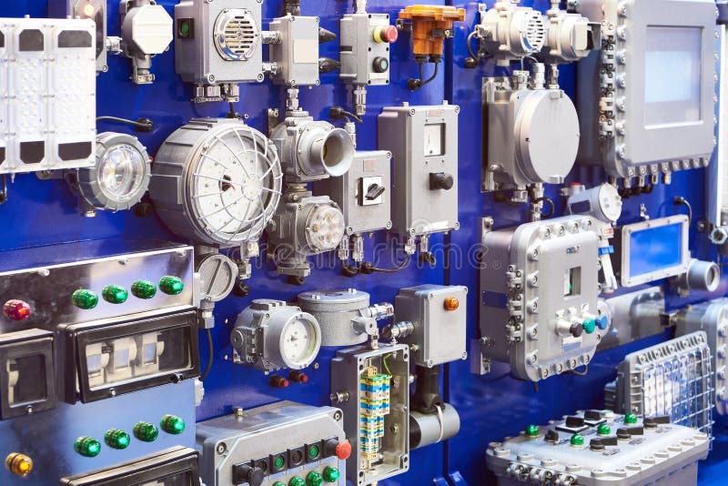 Explosion-proof Electrical Equipment Stock Photo - Image of component ...